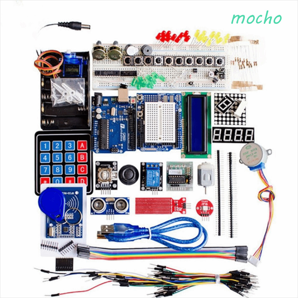 MOCHO Starter Kit สําหรับ Arduino Uno R3, ปุ่มเซ็นเซอร์ F5 ไฟ LED Uno ...