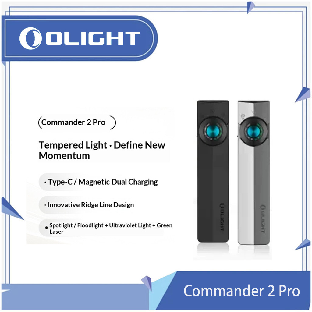 OLIGHT Commander 2 Pro 4 Guanghe 1 ขนาดเล็กแบบพกพา High-intensity ไฟฉาย ...
