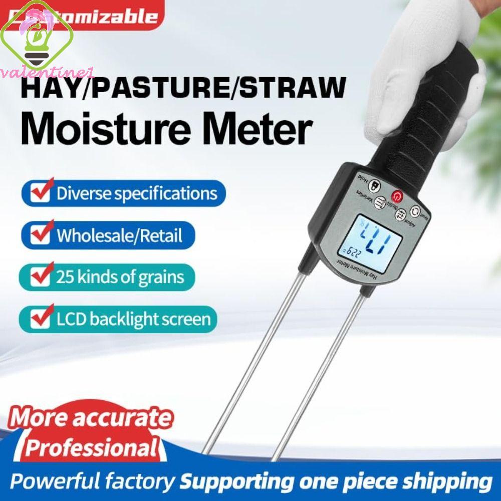 VALENTINE Hay Moisture Tester, การตรวจสอบแบบเรียลไทม์พร้อม Probe ...
