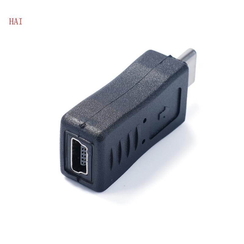 อะแดปเตอร์ HAI Mini USB เป็น Type-C รองรับการชาร์จและซิงค์ข้อมูลสําหรับ ...