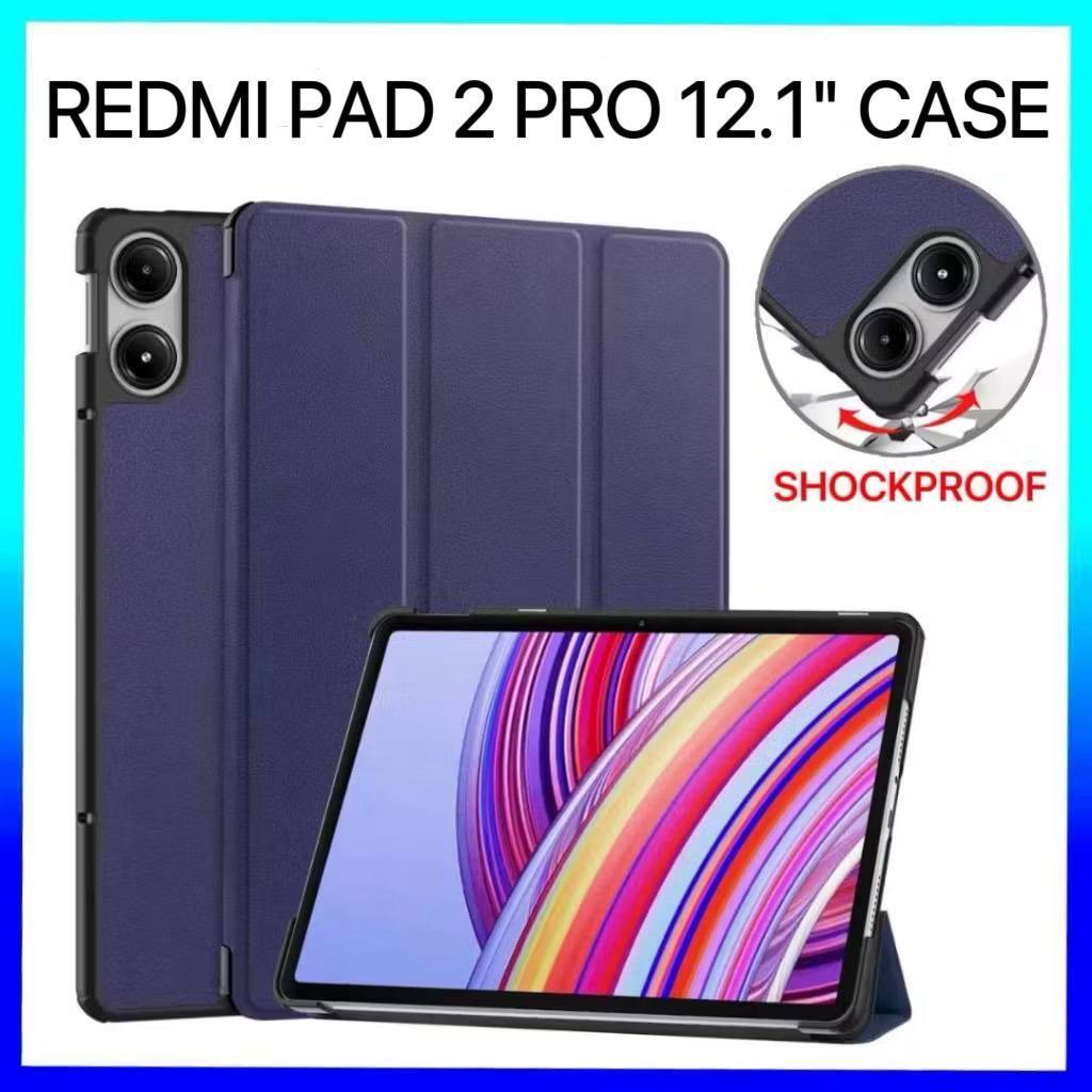 Redmi Pad 2 Pro 12.1 นิ้วหนัง PU สมาร์ทขาตั้งกรณี Redmi Pad 2Pro/Remi ...