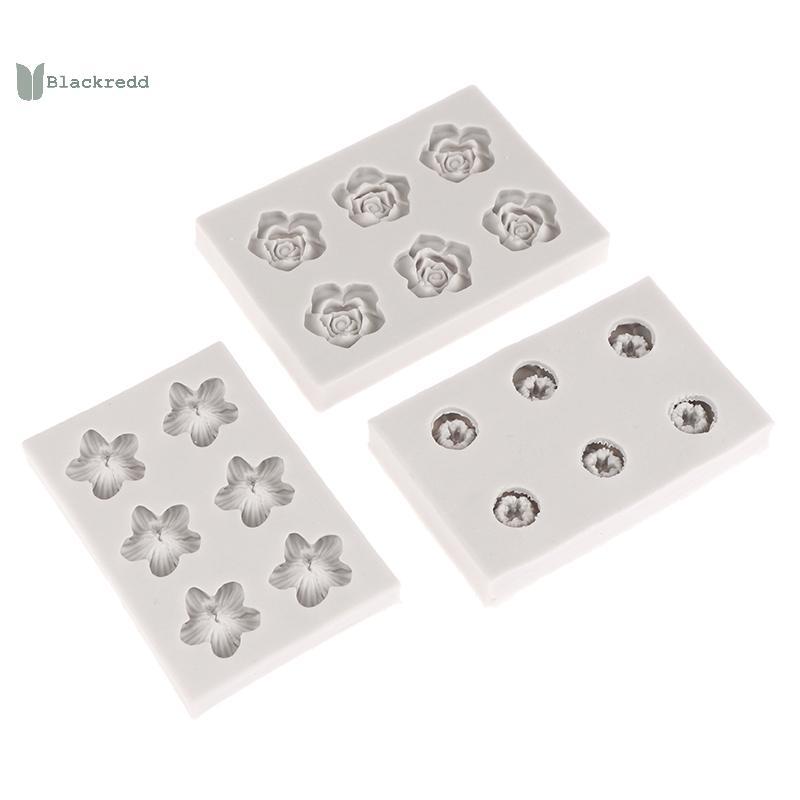 BRED Mini Rose Camellia Daisy ดอกไม้ซิลิโคน Sugarcraft แม่พิมพ์ DIY ...