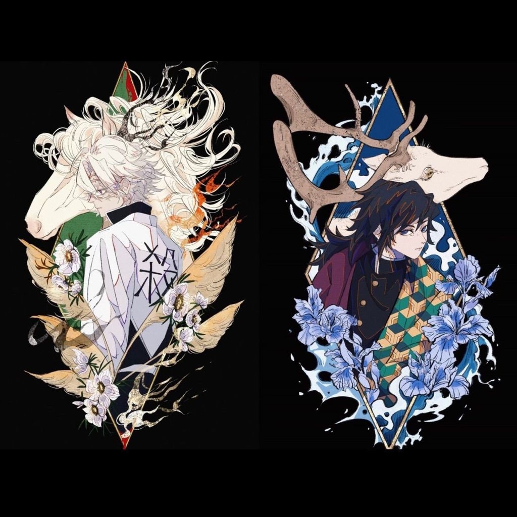 Demon Slayer Doujin อะคริลิค Standee - Giyu Tomioka Sanemi Shinazugawa ...