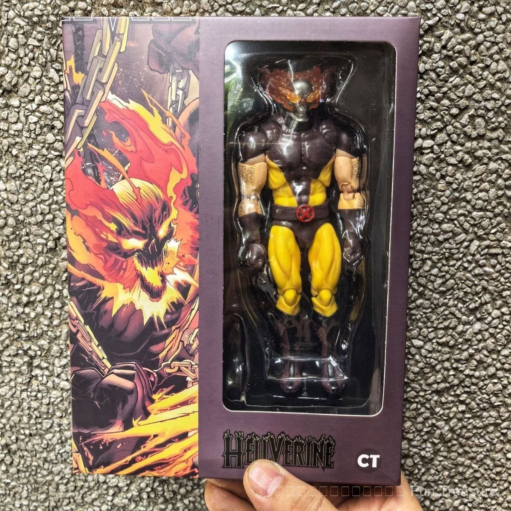 X-Men Wolverine Logan Brown Suit Hell Evil Action Figure ตกแต่งรูปชนิด ...