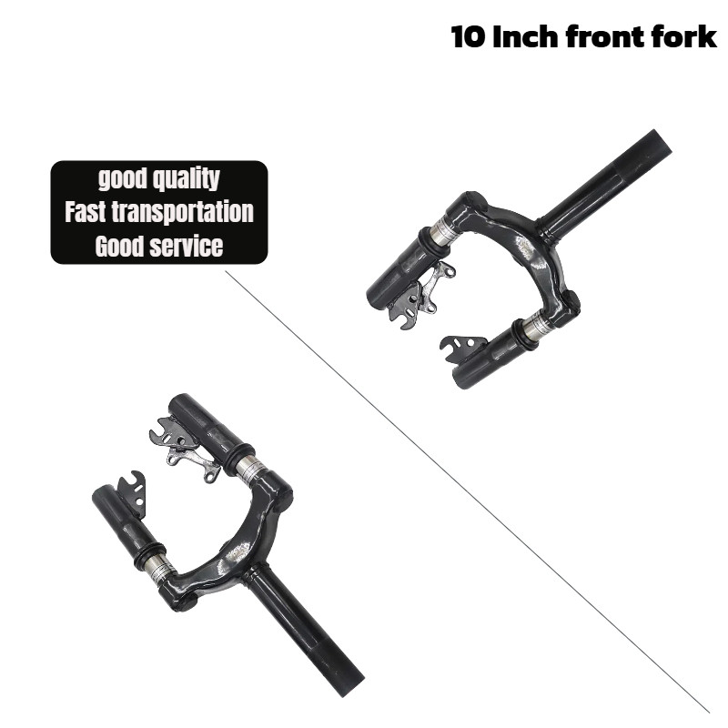 Front fork shock absorber hydraulic suspension fork reduces vibration ...