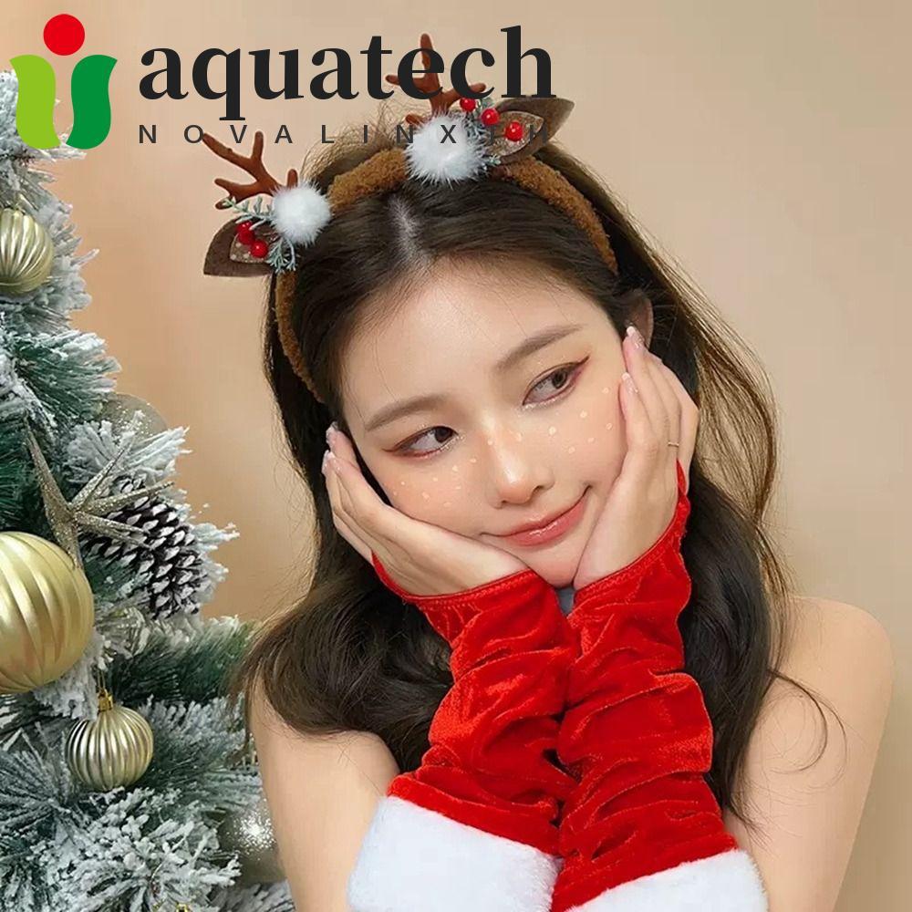 Aquatech ที่คาดผมแอลกฮอร์นเรนเดียร์, อุปกรณ์แต่งตัวคริสต์มาสสำหรับคอสเ ...