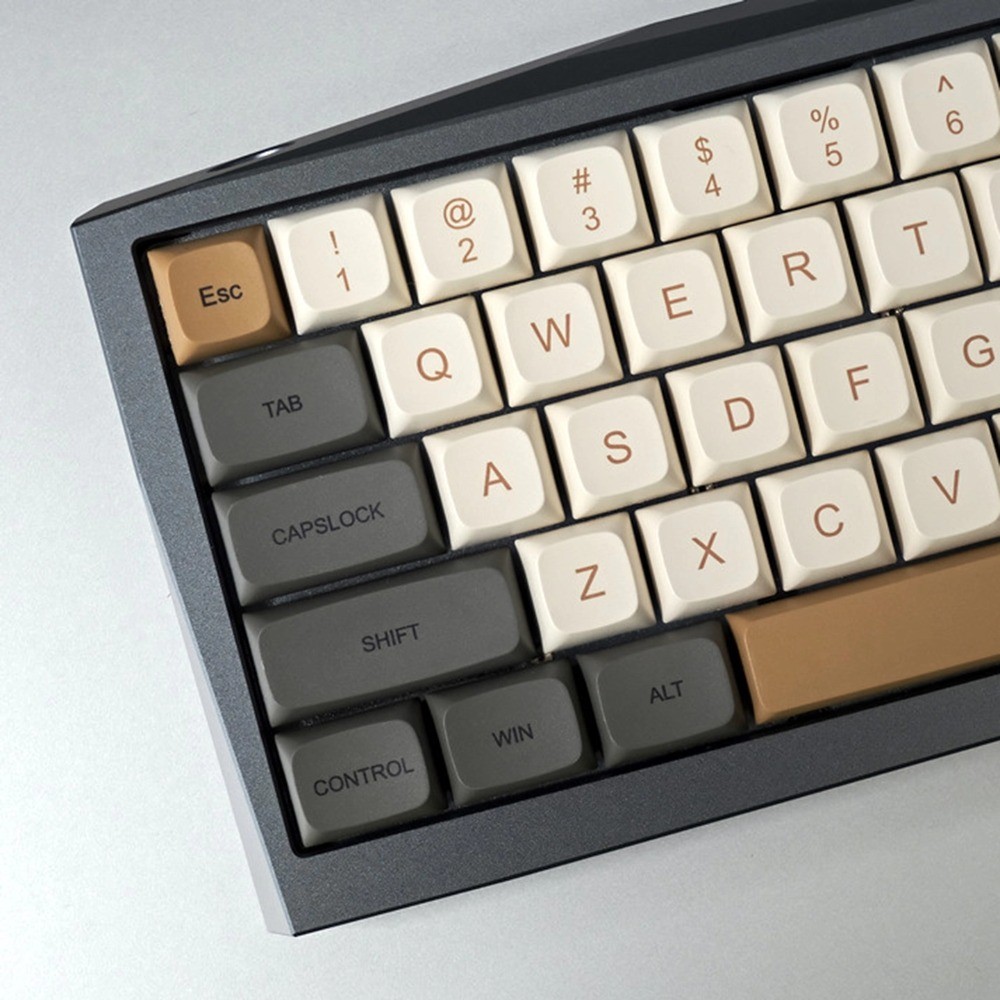 Honey Glow Keycaps 130 คีย์โปรไฟล์ XDA PBT Wooting Aula F75 RK100 ...