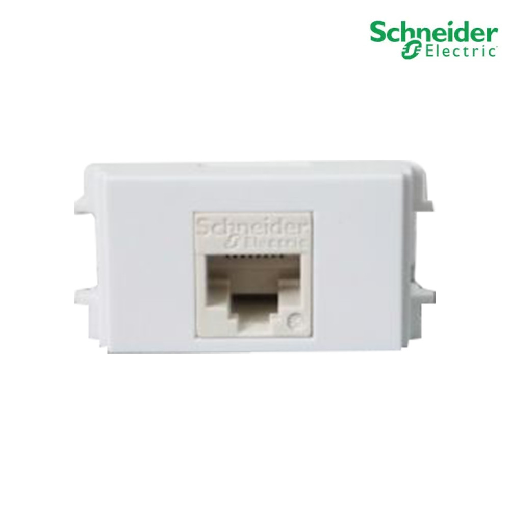 Schneider Data Socket Category 5e 1.5 module Size Without Shutter White ...