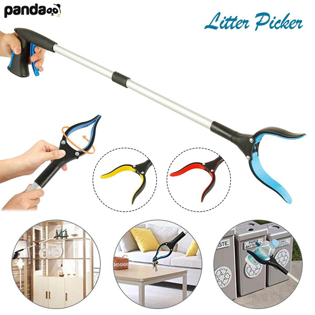 พับ Grabber Reacher เครื่องมือด้ามยาว Pick Up Stick Reaching Claw ถัง ...