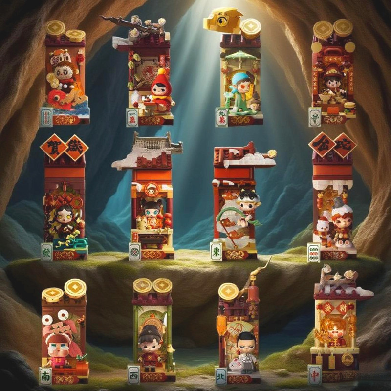 POPMART Golden Snake วันปีใหม่ Good Brand Series รูปของเล่น Mystery Box ...