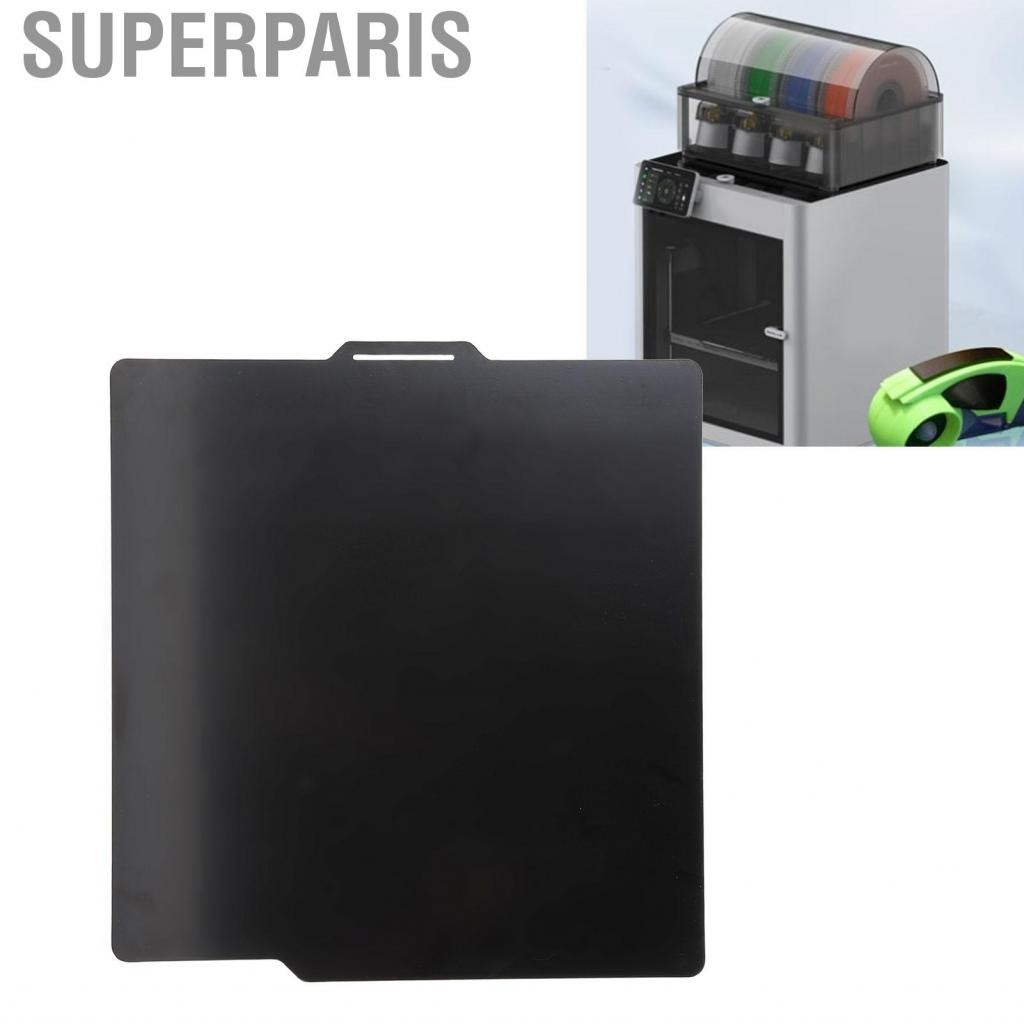 Superparis Superparis-th สองด้านสีดำ PEI Build Plate 10.12x10.12in แผ่น ...