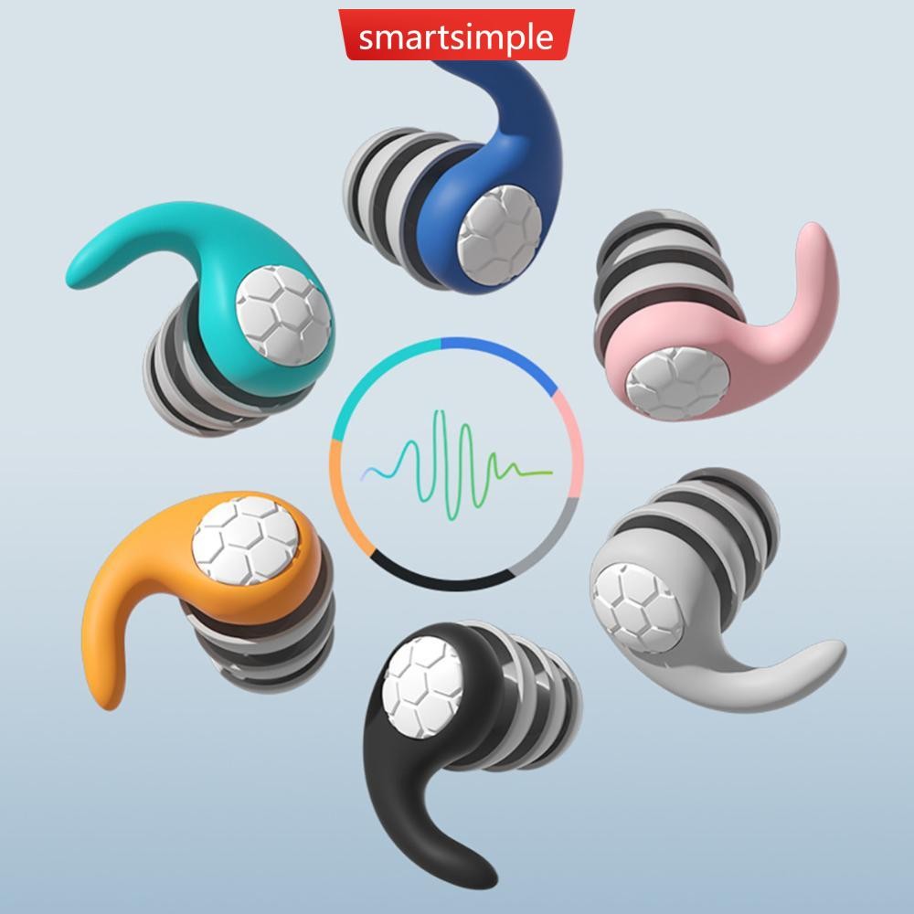 SMARTSIMPLE ลดเสียงรบกวนซิลิโคน Soundproof กรองปลั๊กอุดหู Sleep ...