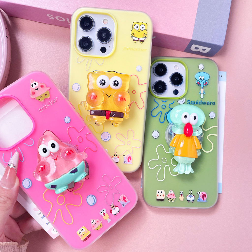 2-in-1 การ์ตูน Cubist Star SpongeBob SquarePants เคสโทรศัพท์สําหรับ ...