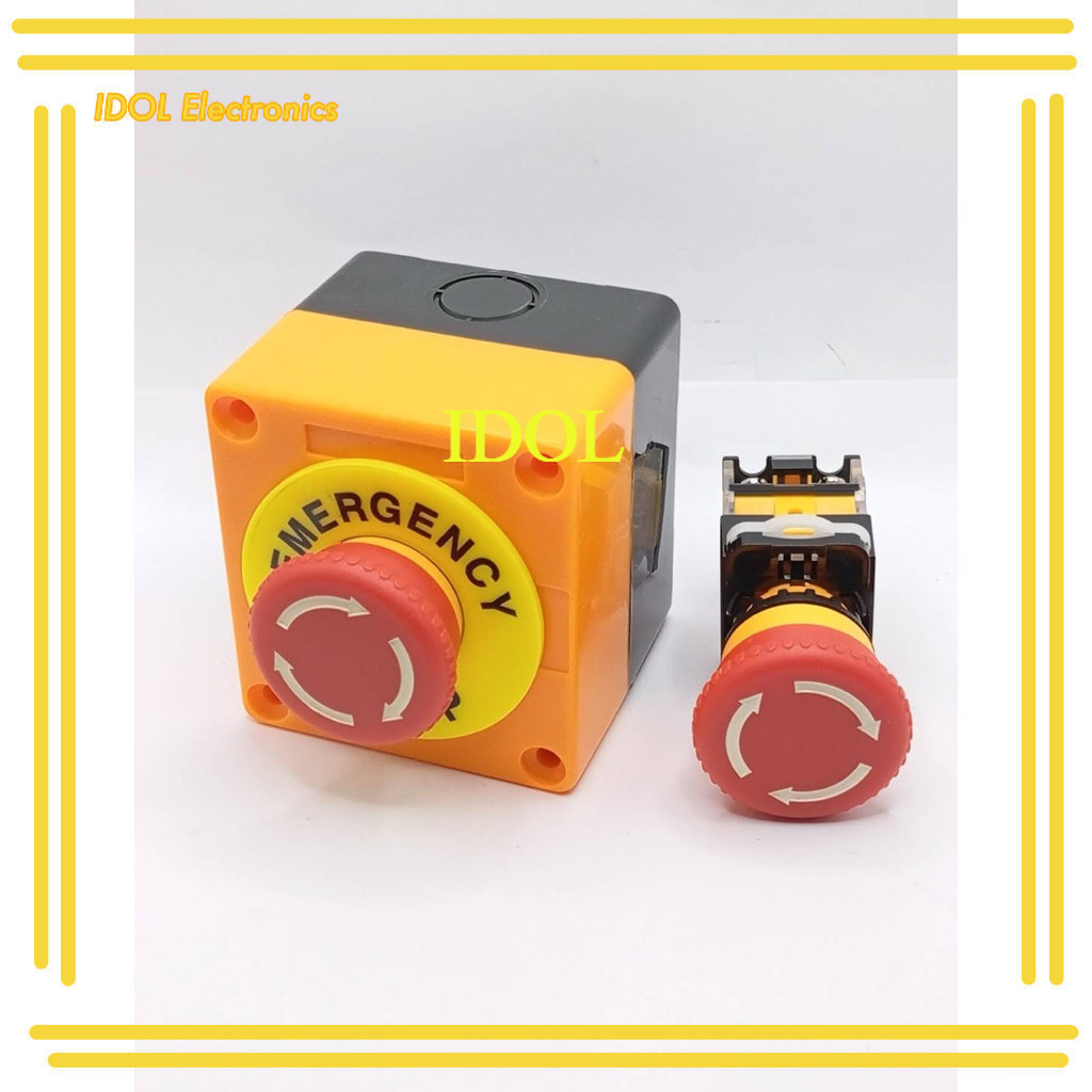 ราคาถูก! สวิตช์อย่างดี Emergency Switch box อีเมอเจนซี่สวิทซ์ ปุ่ม ...
