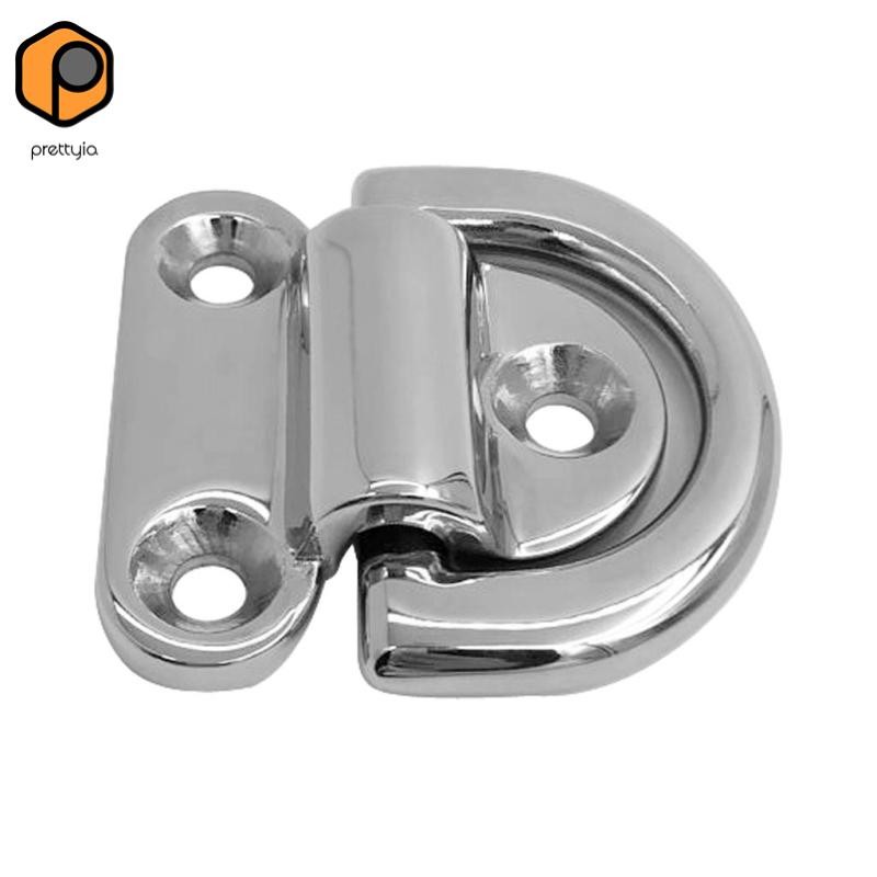 [สวย] แผ่นพับขนาดเล็ก Eye Deck Lashing Staple Cleat สําหรับรถพ่วง/มารีน ...