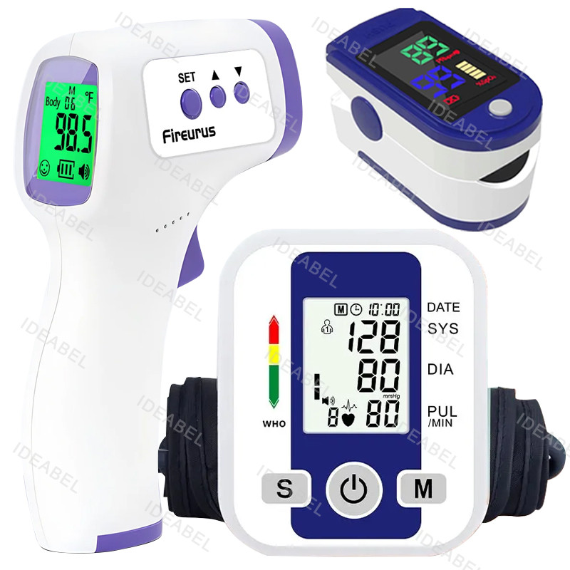 Tonometer Tensiometer Heart Rate Pulse Meter Digital Arm Blood Pressure ...