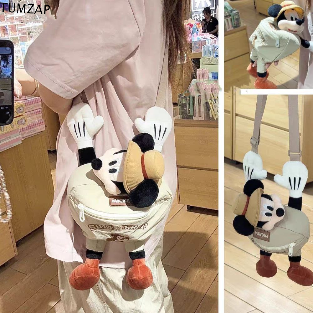 TUMZAP กระเป๋าคาดหน้าอก มิกกี้เมาส์ ดีไซน์ญี่ปุ่น ความจุมาก | Shopee Thailand