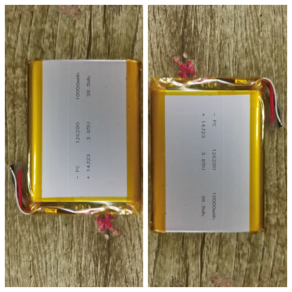 126280แบตเตอรี่ 1,000mAh ของแท้126090แบตเตอรี่สามสายชาร์จสมบัติ ...