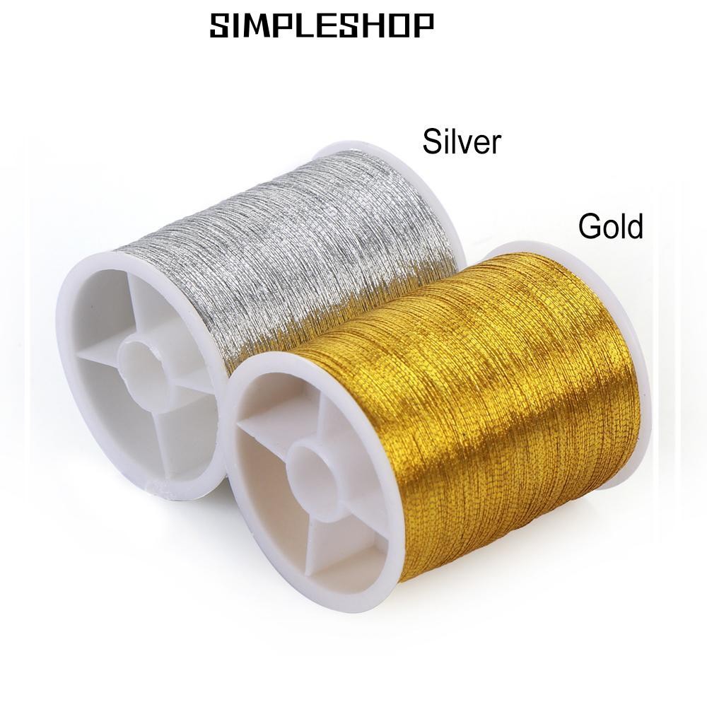 SIMPLESHOP 100 mtres Cross Stitch DIY Crafts ลวดสีทอง | Shopee Thailand