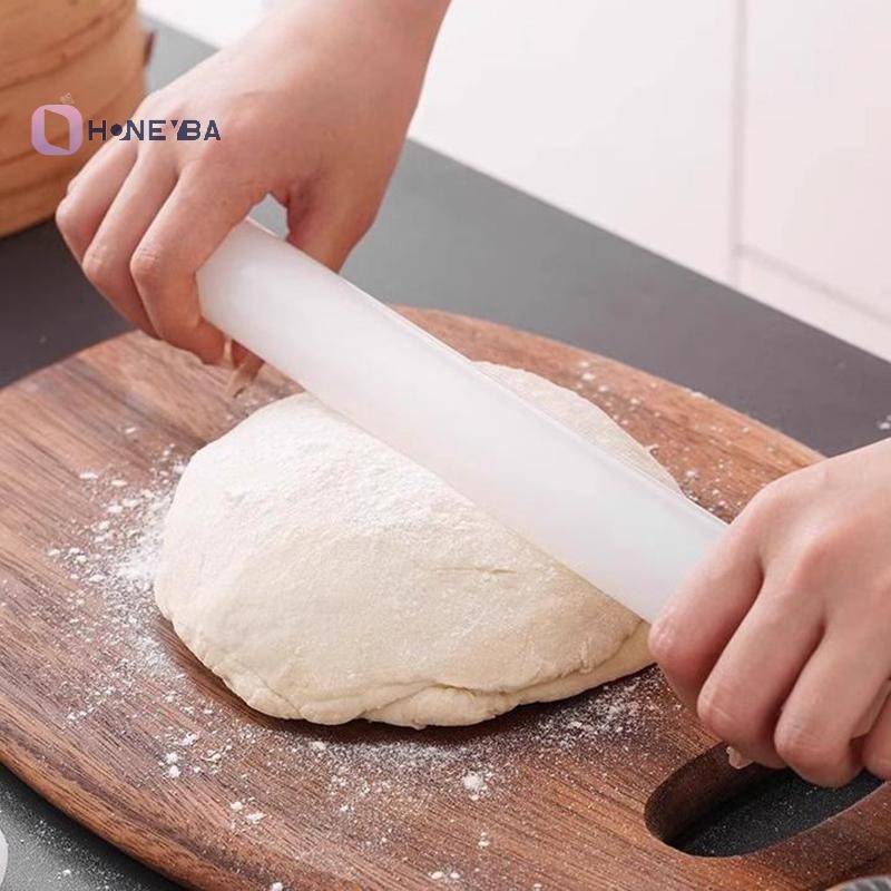 สีขาว PP Rolling Pin ในครัวเรือนเกรดอาหาร Dumpling พิซซ่า Pastry ...