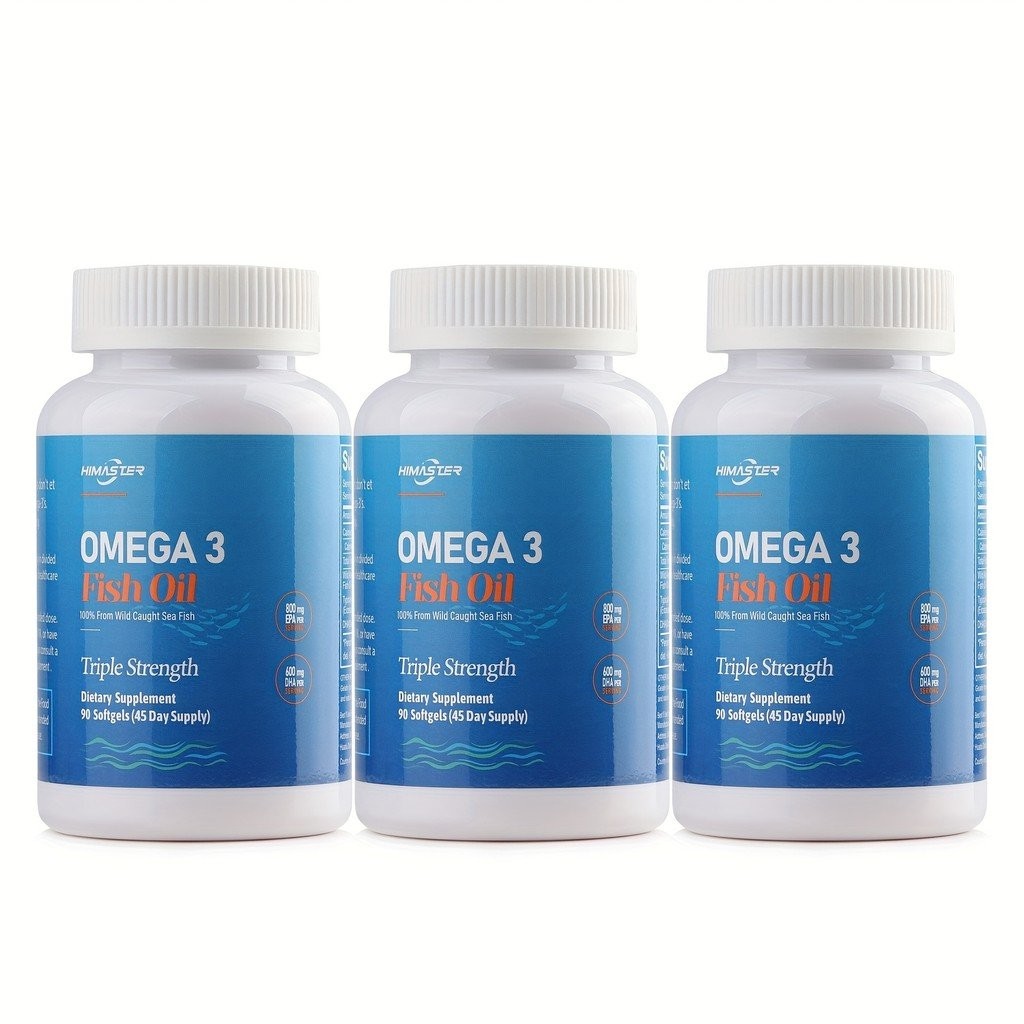 Himmster Omi 3 Fish Oil 2,000mg Fish Oil Concentrate บรรจุ 800mg EPA ...