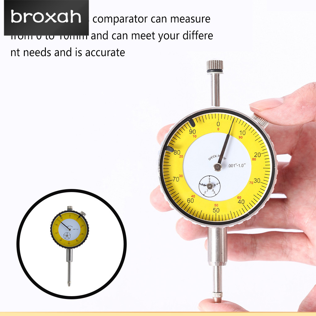 Professional 0-10 มม.ช่วง Comparator Dial ตัวบ่งชี้ไมโครมิเตอร์ ...