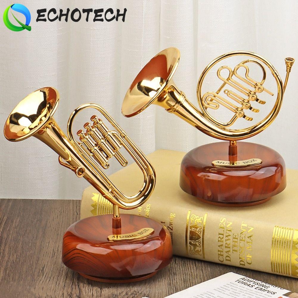 ECHOTECH Instrument Music Box, จําลอง Nordic หมุนเพลงกล่อง,ใช้งานง่าย ...