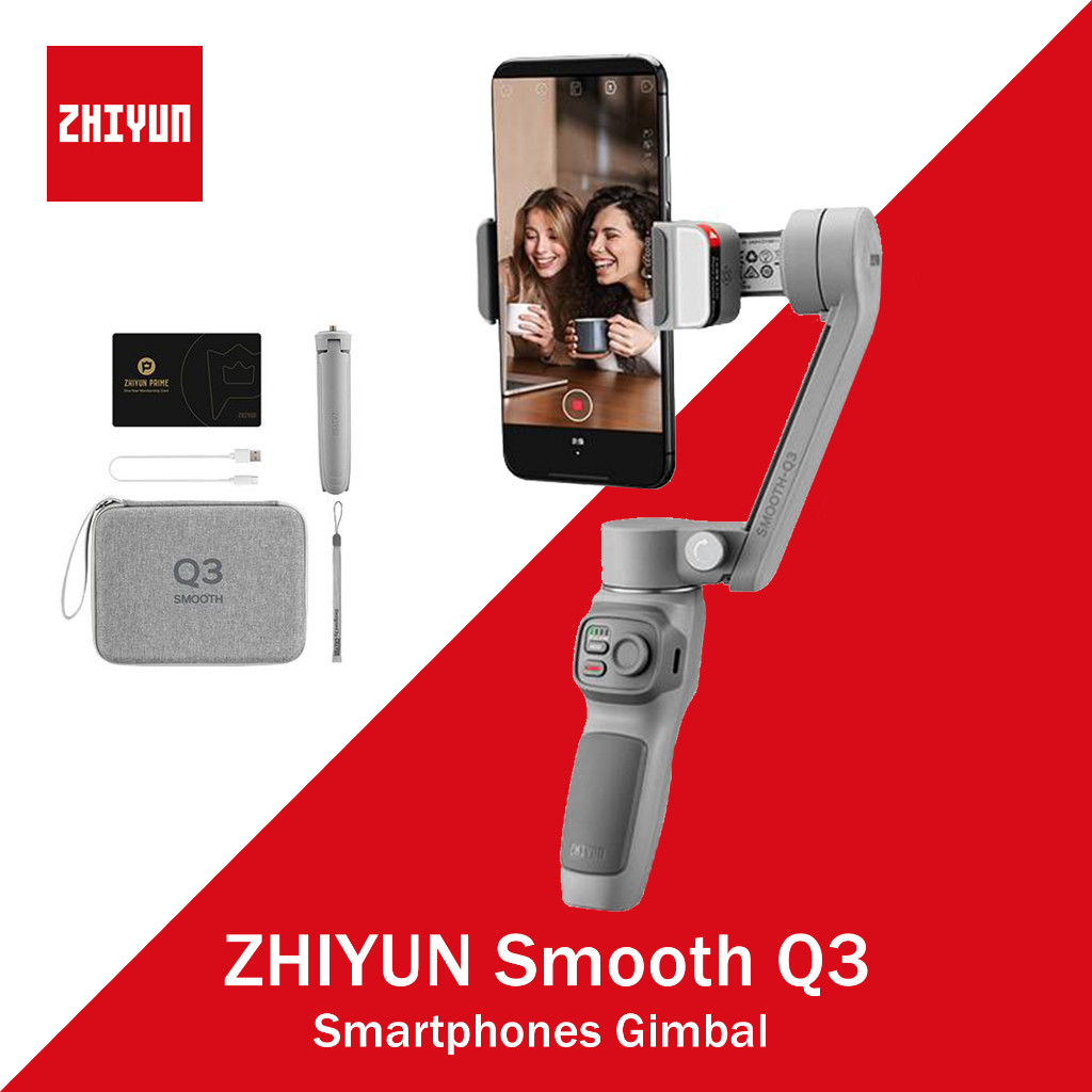 [คลังสินค้าพร้อม] Zhiyun Smooth Q3 สมาร์ทโฟนกิมบอล 3 แกนโคลงมือถือ ...