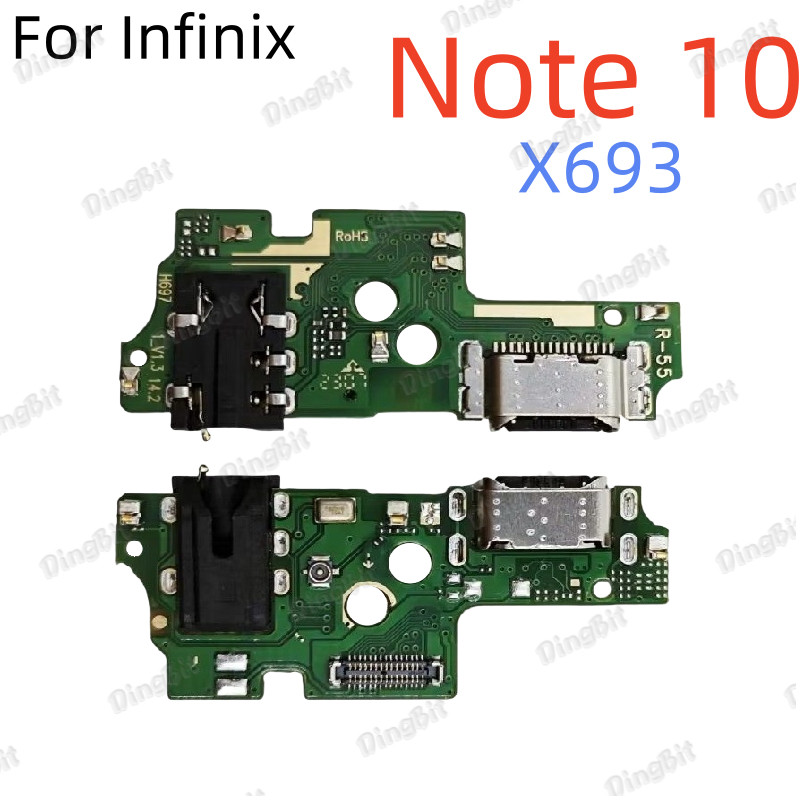 สําหรับ Infinix หมายเหตุ 10 X693 ใหม่ USB Dock Charger พอร์ตชาร์จปลั๊ก ...