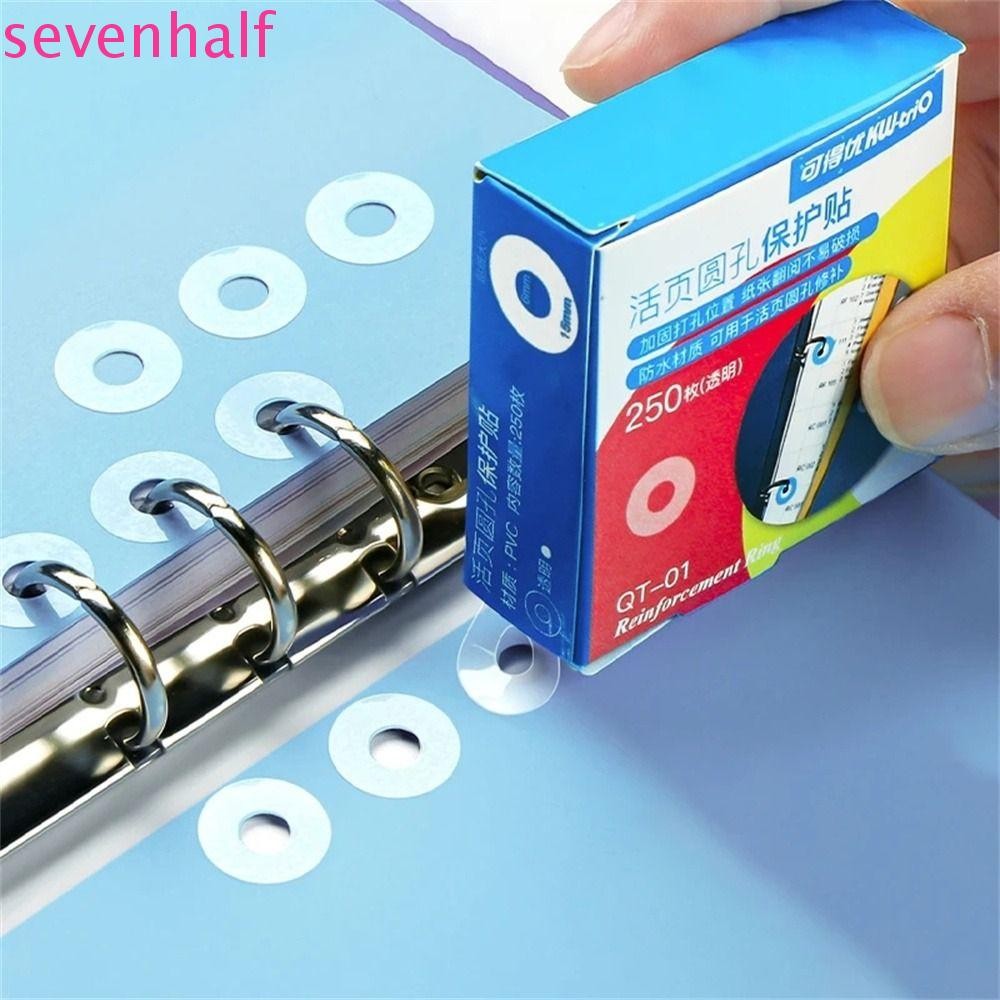 SEVENHALF Hole Punch Protector เครื่องเขียนโรงเรียนสนับสนุนแหวนหลวม ...