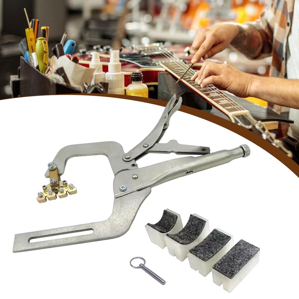 [lzdjhyke2yi] Fret Press Tool Luthier Fretting Tool Professional Guitar ...