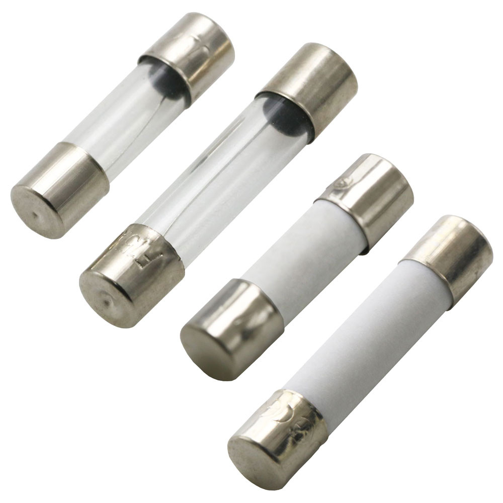 10 ชิ้น/ล็อต 5*20 มม.6*30 มม.250V Fast Blow แก้วหลอดฟิวส์เซรามิค 5x20 6x30 มม.0.5A 1A 2A 3A 3 ...