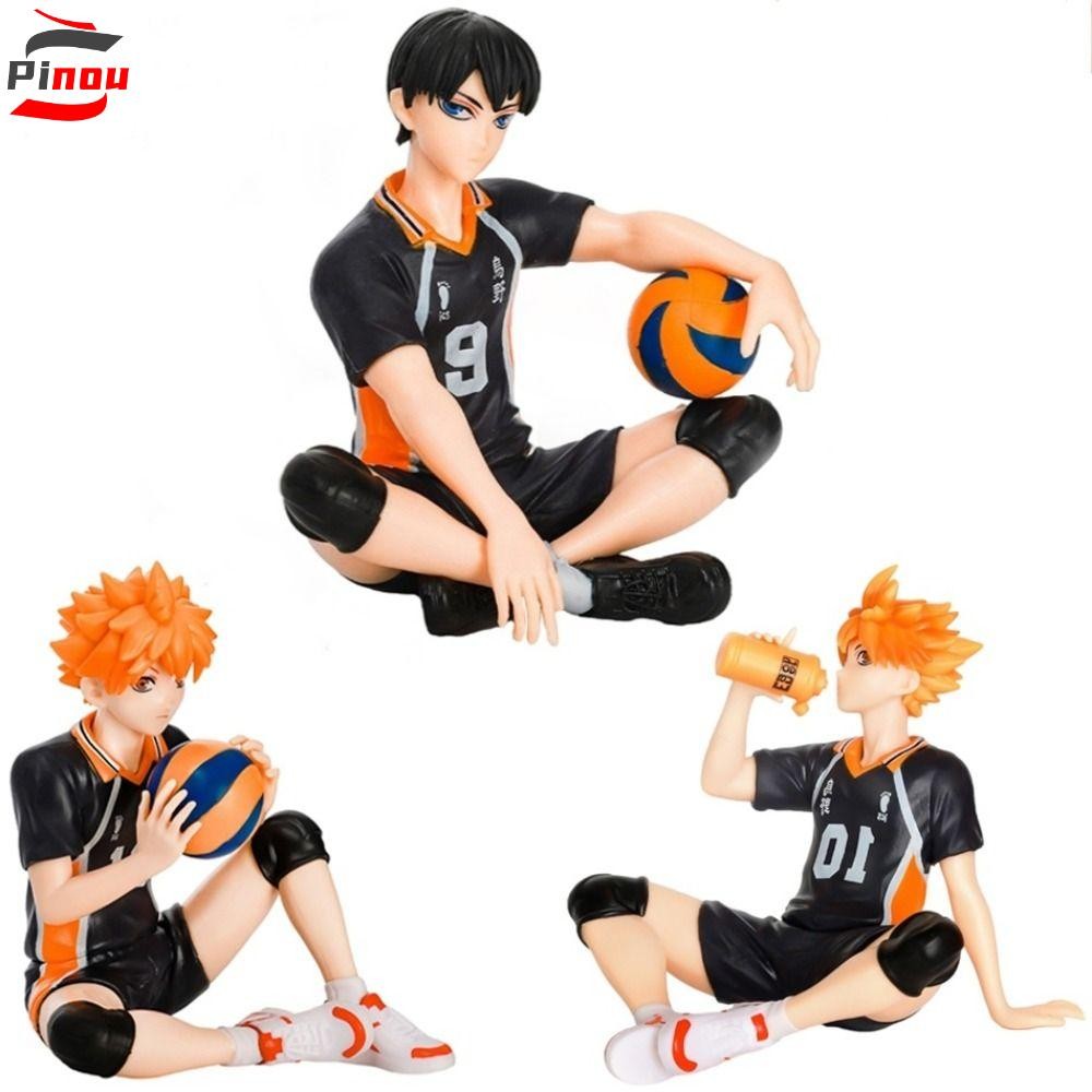 PINOU Haikyuu ของเล่นรูป, Noodle Stopper ตุ๊กตา PVC Shoyo Hinata รุ่น ...