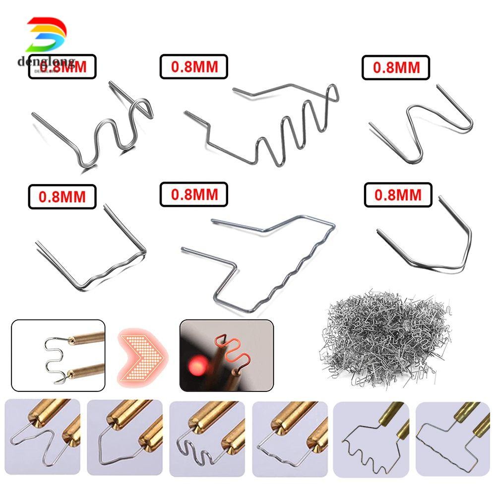 DENGLONG 500pcs Hot Stapler Staples S Wave เครื่องเชื่อมอุปกรณ์เสริม ...