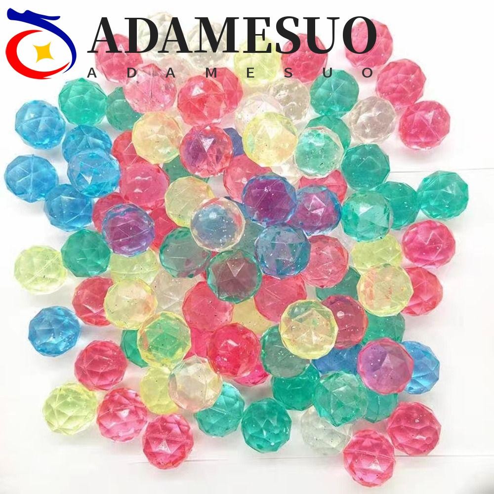 ADAMESUO 6 ชิ้นเพชร Bouncy Ball, Bouncy ของเล่นยางนุ่ม Bouncy Ball, เพชรรูปร่าง Ball ขนาดใหญ่ ...