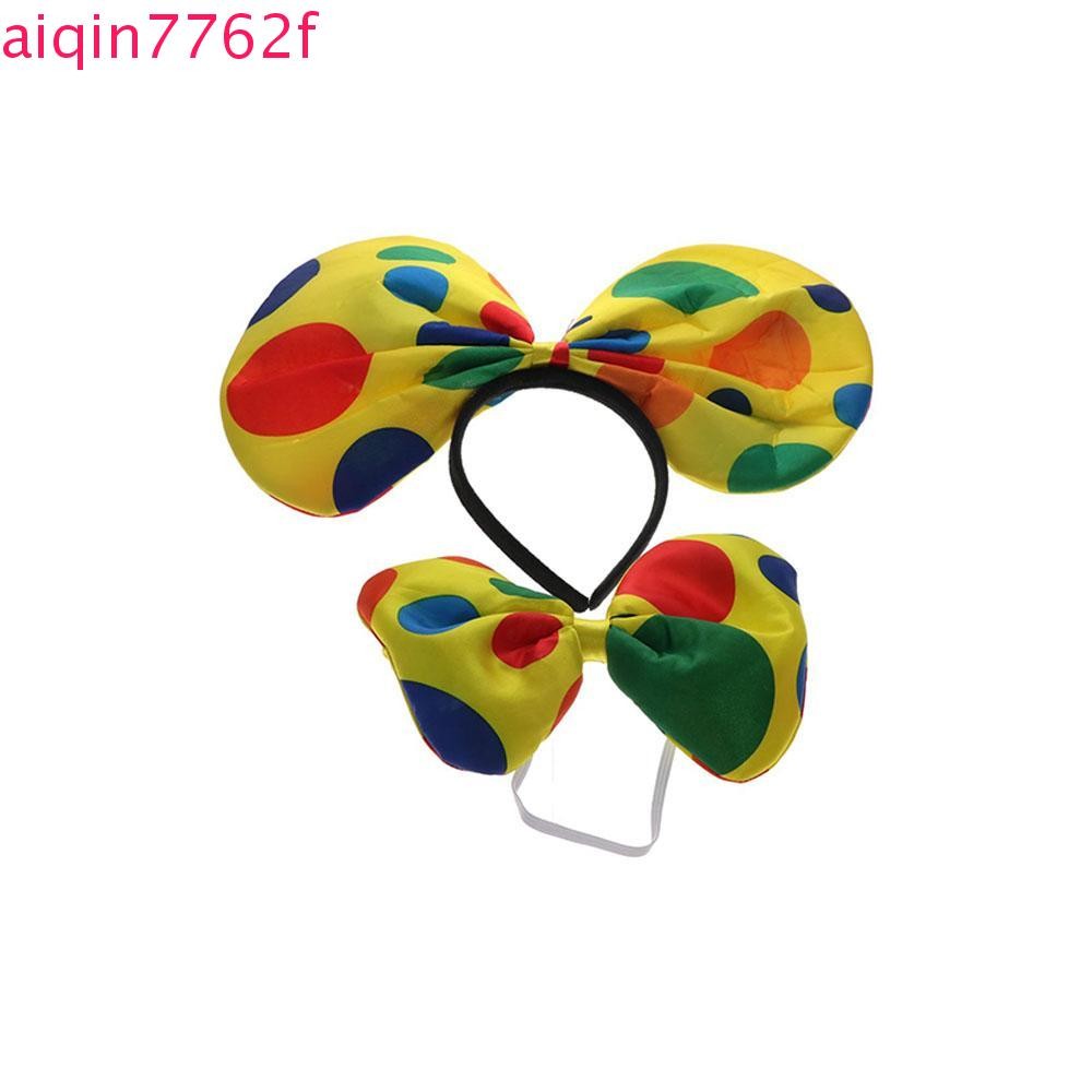 AIQINF ที่คาดผมผู้หญิง ผ้าลายจุด สำหรับคลอด์วอร์ดไครัสม์ และอุปกรณ์สำหรับเด็ก | Shopee Thailand