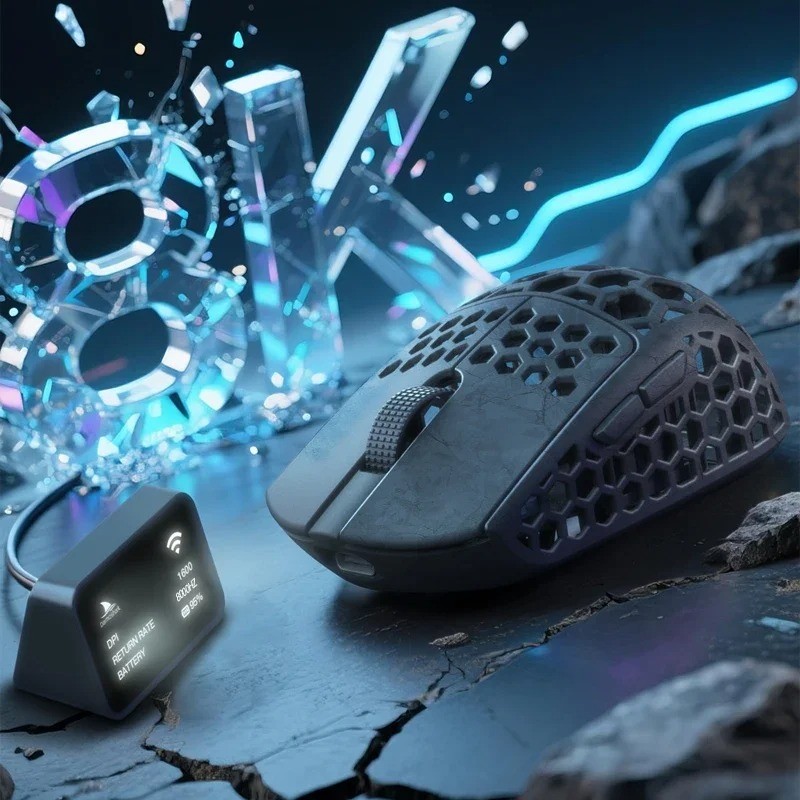 Darmoshark M5 Air Forged Carbon Fiber Gaming Mouse ไร้สาย 8K Macro ...