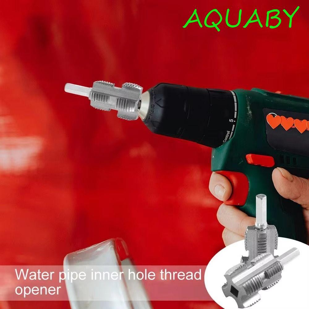 AQUABY ชุดต๊าปเกลียวท่อ PVC, การต่อยที่เปิดด้ายภายใน, เจาะเข้ากันได้ทนทานอเนกประสงค์พลาสติกที่ ...