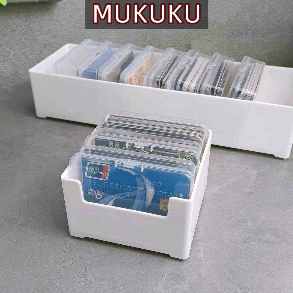 MUKUKU กล่องใส กล่องอเนกประสงค์สำหรับโต๊ะทำงาน หลายช่อง เหมาะเก็บเอกสาร ...
