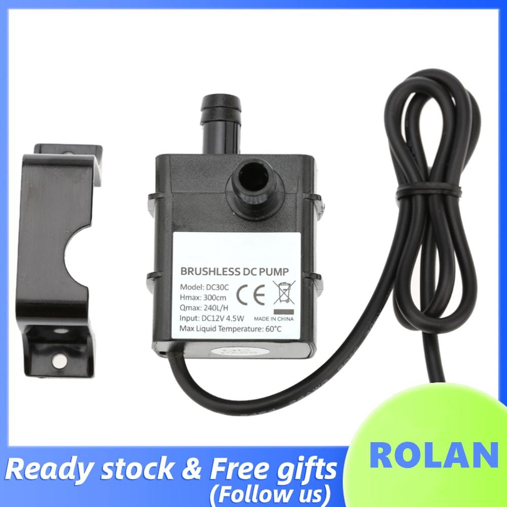 Rolan Rolan Decdeal Ultra-Quiet Mini DC12V 4.5W Micro Brushless Pump ...