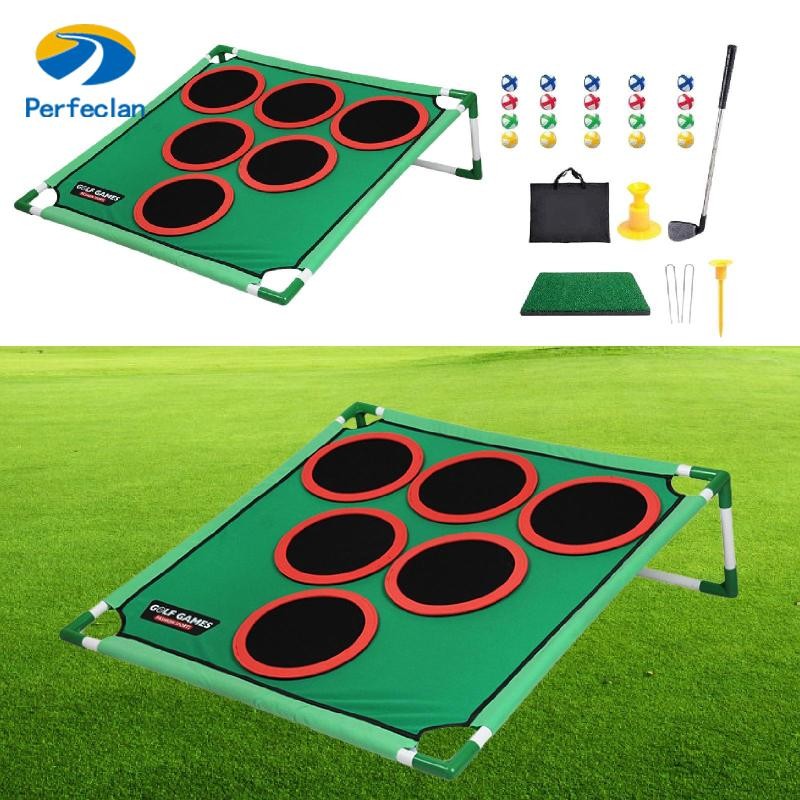 ชุดเกม Perfect Golf Chipping Cornhole Set พร้อมเสื่อเล่น ใช้ในการ ...