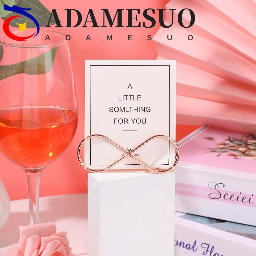 ADAMESUO ผู้ถือบัตรภาพคลิปงานแต่งงาน Place การ์ดเมนูขาตั้ง | Shopee Thailand