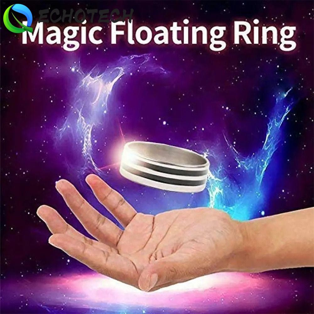 ECHOTECH Magic Ring Tricks, Gimmick Prop Mentalism Magic แหวนลอย, Magic ...