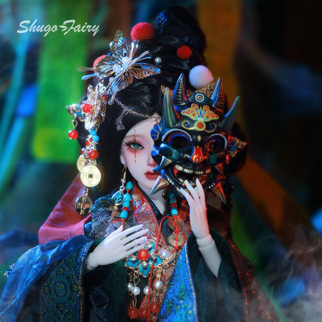 ตุ๊กตา Bjd 1/4 Apsaras B Spectre Punk Deity-Demon Core ภาพจิตรกรรมฝา ...