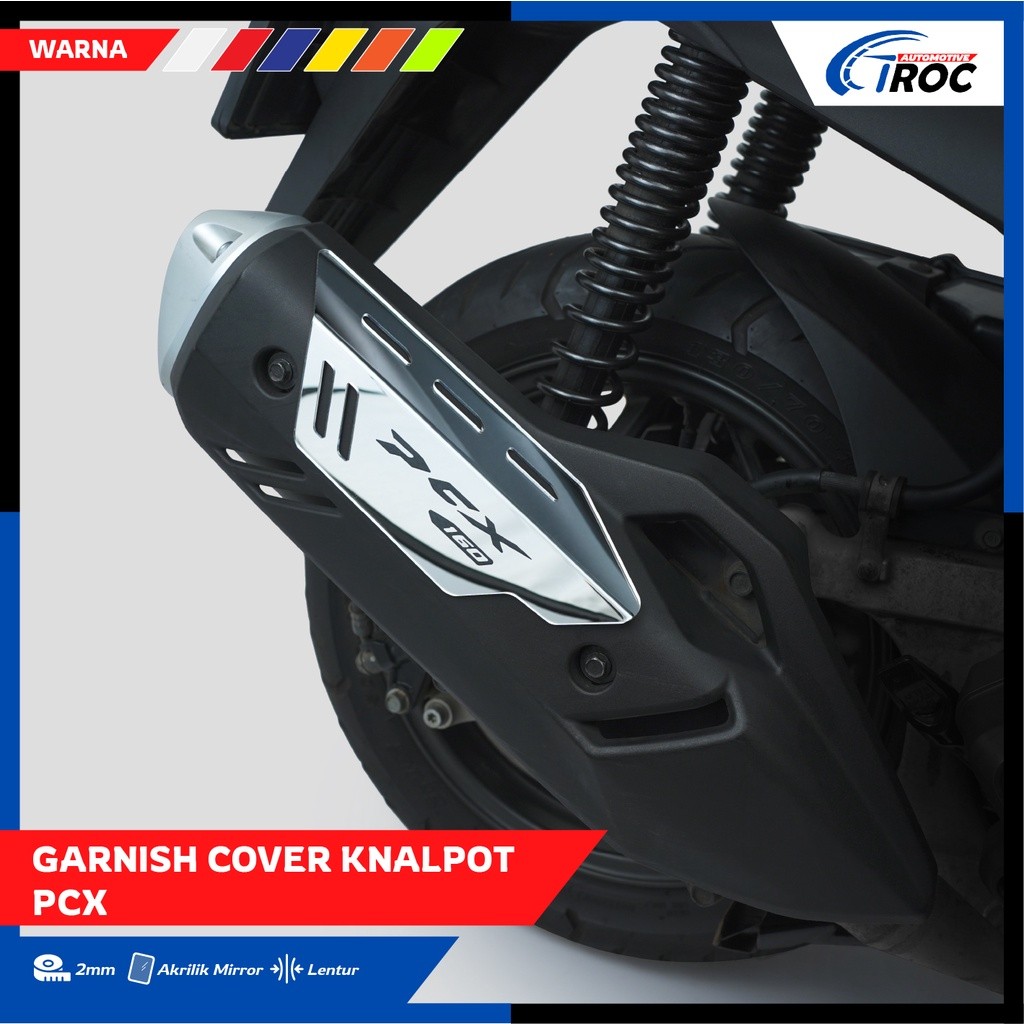 PCX 160 MUFFLER GARNISH COVER PCX 160 อุปกรณ์เสริม YAMAHA PCX NEW ...