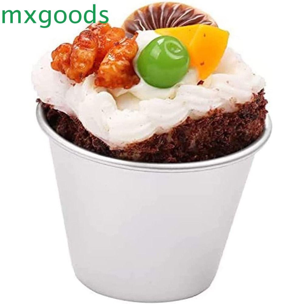 MXGOODS แม่พิมพ์ทาร์ตไข่ 6 ชิ้น Bakeware Tumblers อลูมิเนียมอัลลอยด์แต่ละรอบถ้วยมัฟฟิน | Shopee ...