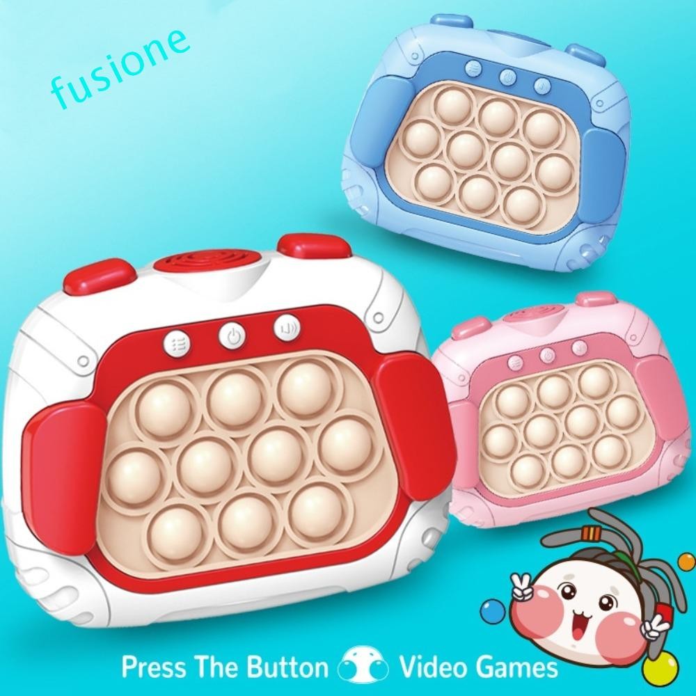 FUSIONEDGE คอนโซลเกมกดเร็ว, เกมการแข่งขันน้ําหนักเบา Pop Up Fidget ...