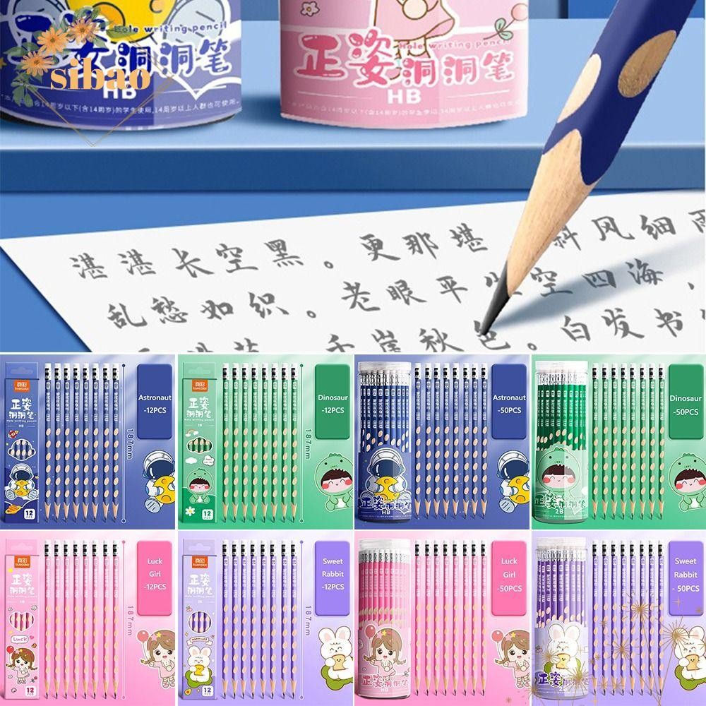 SIBAO 12/50PCS 2B ดินสอ, 2B/HB Professional Drawing ดินสอ, Creative การ ...