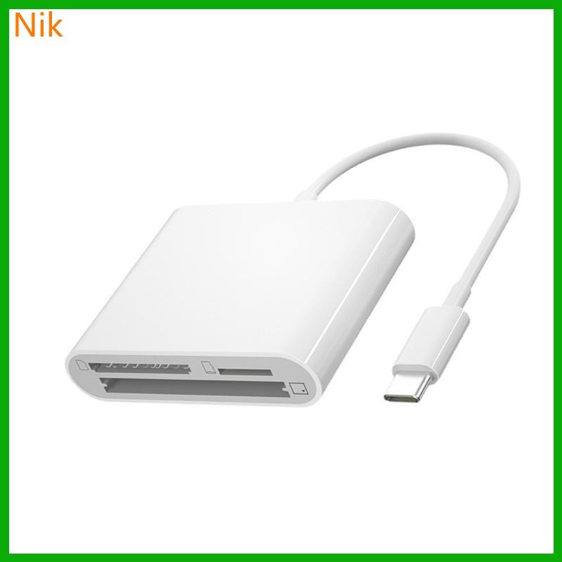 USB C Card Reader 3 in 1 Memory Card Reader Adapter for TF Memory Stick ...
