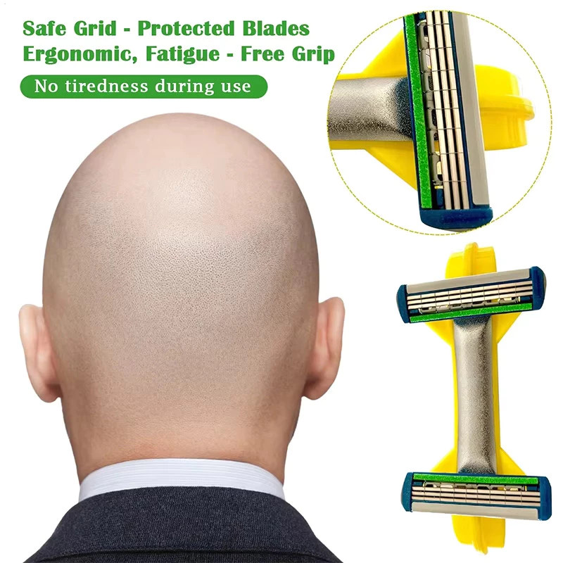 เครื่องโกนหนวดหัว Double Edge Body Shaver Manual Head Trimmer Beard ...